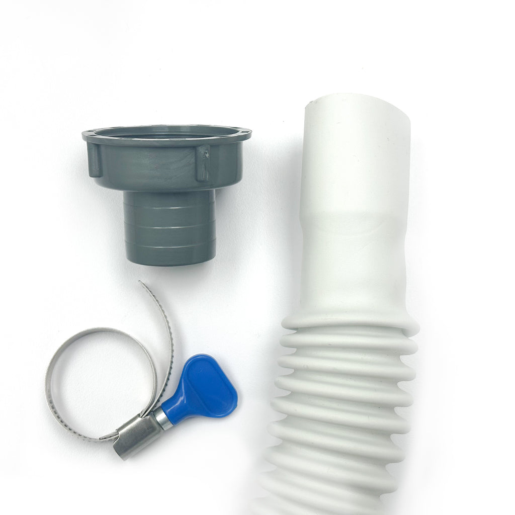 Flexible Drain Hose With Adapter For Tilting Bowl Drain Collins
